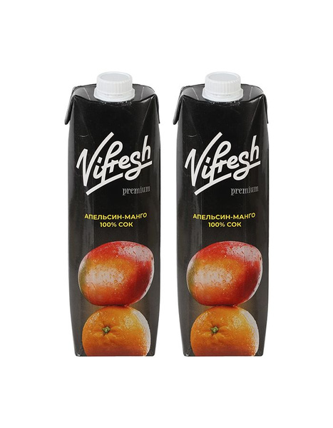 Сок Vifresh Апельсин-манго, 2 шт x 1 л - купить с доставкой по выгодным ...