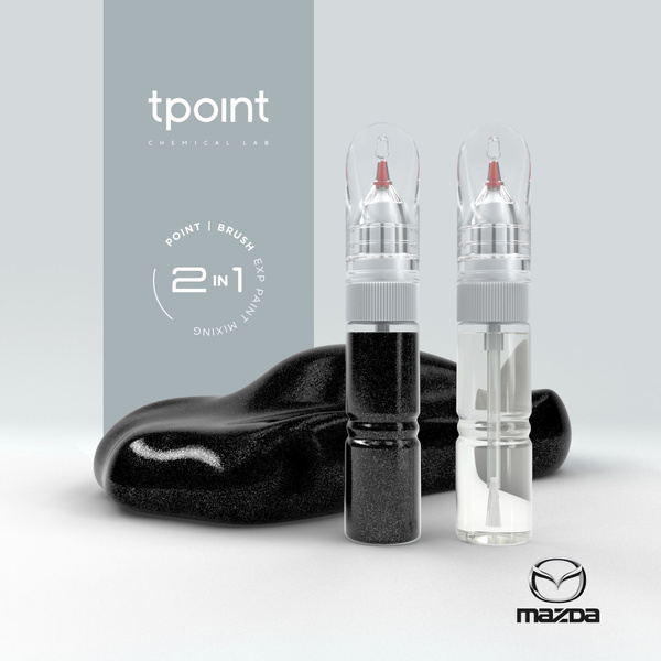 Набор - штрих-корректоров для MAZDA CX-5 "BLACK MICA", код цвета: 16W ...