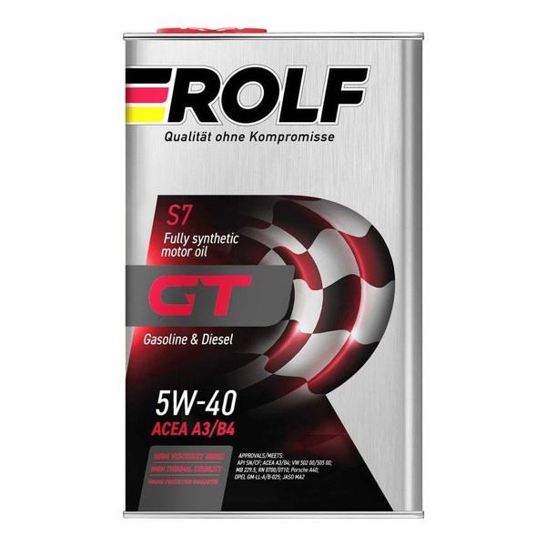 Масло моторное ROLF 5W-40 Синтетическое - купить в интернет-магазине ...