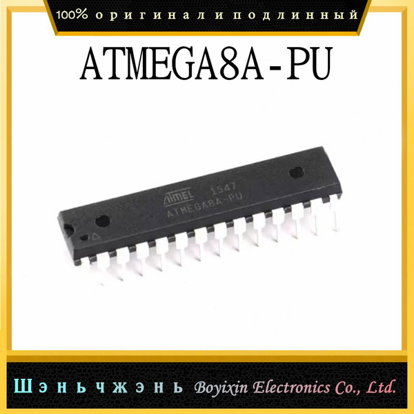 1шт. ATMEGA8A-PU оригинальный и аутентичный - купить с доставкой по выгодным ценам в интернет ...