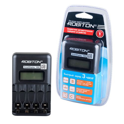 Зарядное устройство для аккумуляторных батареек Robiton - купить по выгодной цене в интернет ...