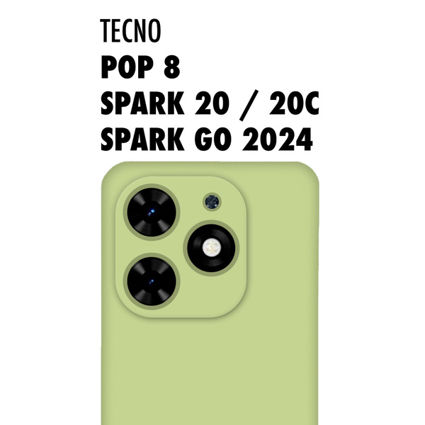 Чехол для Tecno Spark Go 2024 Spark 20 20c Tecno Pop 8 тонкая накладка из качественного