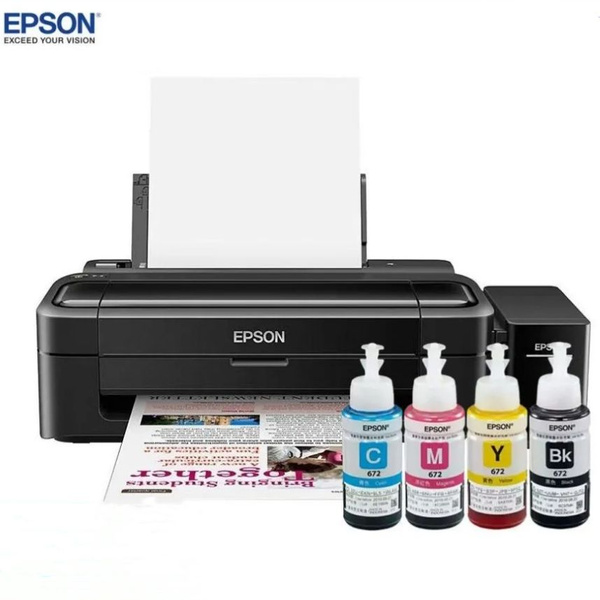 Принтер струйный Epson L132/L130 СНПЧ - купить с доставкой по выгодным ...
