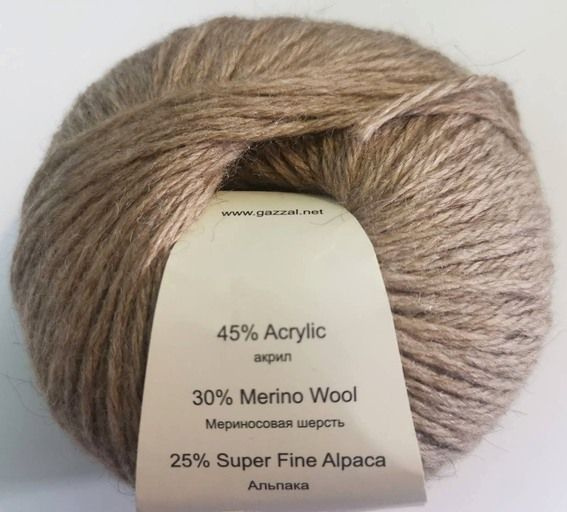 пряжа Перу альпака (Peru Alpaca) упаковка 10 мотков 50 г. 120 м. 25% ...