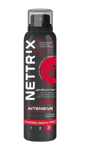 Аэрозоль от комаров и клещей NETTRIX, 150 мл - купить с доставкой по ...