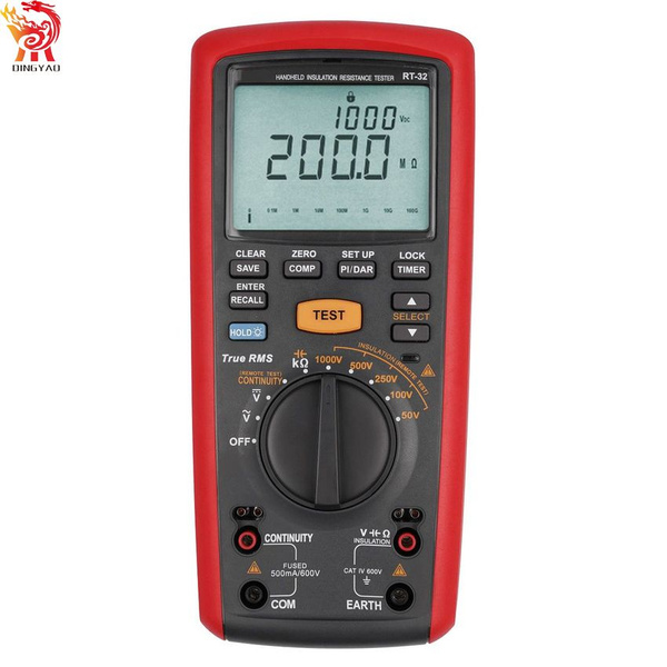 Цифровой мегаомметр RGK RT-30 с функцией памяти и сравнения, Госреестр СИ купить по выгодной ...