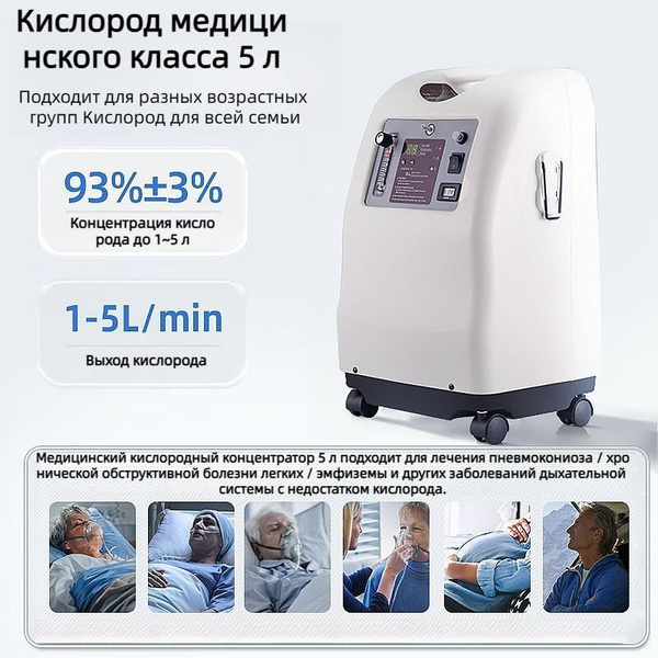 Домашний кислородный концентратор с небулайзером, семейный кислородный ...