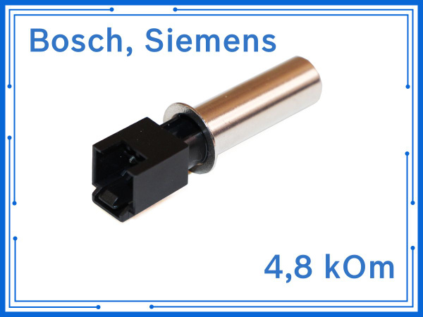 Датчик температуры стиральной машины Bosch, Siemens 4,8 kOm - купить с ...