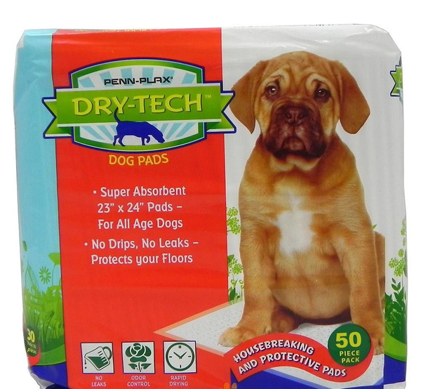 PENN-PLAX Подстилки DRY TECH PADS 4 58х61см 50шт. в уп. - купить с ...