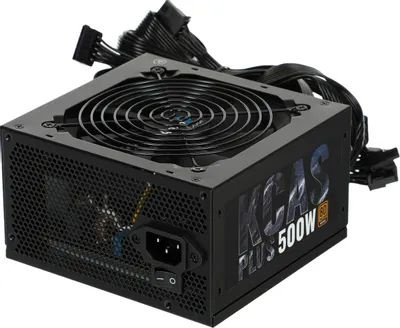 Aerocool Блок питания компьютера БП KCAS PLUS-500W (RTL) ATX (24+2x4 ...