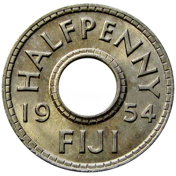 Монета Фиджи 1/2 пенни 1954,UNC, Идеальная - купить в интернет-магазине OZON с быстрой доставкой ...