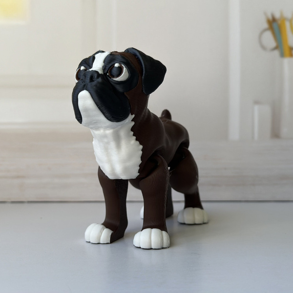 Боксер собака игрушка 3D - купить с доставкой по выгодным ценам в ...