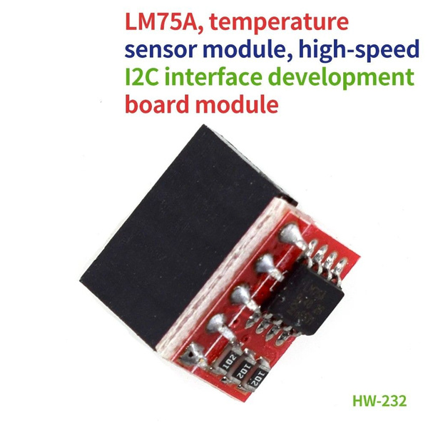 10pcs / lot LM75A Модуль датчика температуры Высокоскоростной интерфейс ...