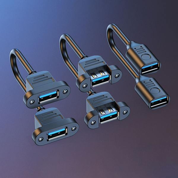(1 шт.) Кабель USB Female to -30 см -USB3.0 Half Wrap с гайкой купить ...