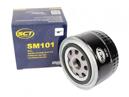Фильтр масляный SCT sm101 - купить по выгодным ценам в интернет-магазине OZON (1588651689)