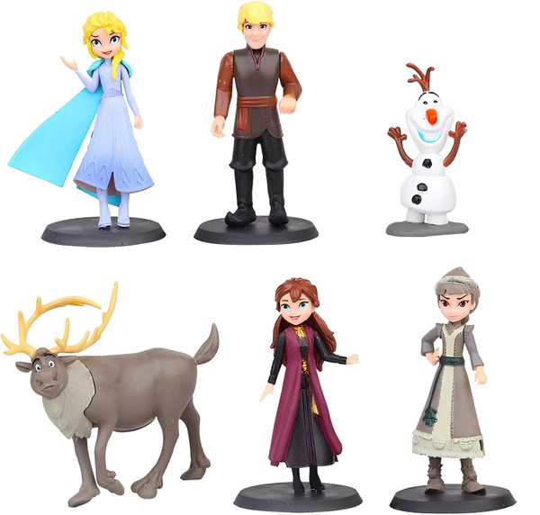 Набор фигурок Холодное сердце 2 Анна Эльза Кристоф Свен Олаф/ Frozen II ...