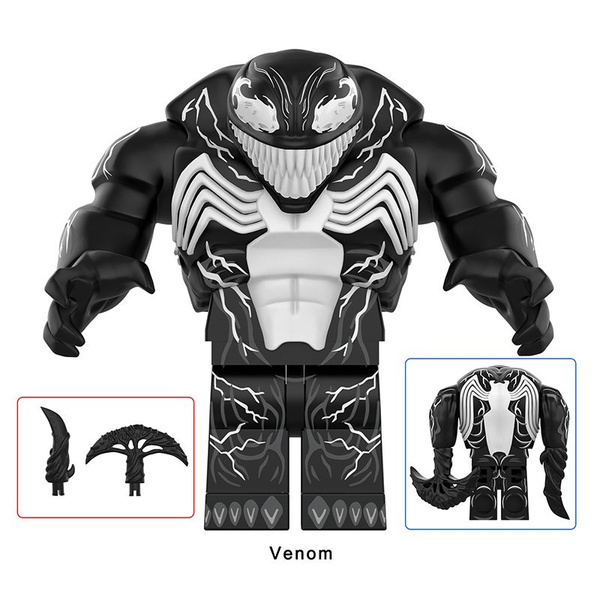 Аниме фигурок Конструктор (совместимы с лего),супер герои марвел, Человек-паук Venom (5см, пакет ...