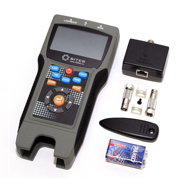 LAN Тестер витой пары 5bites "LY-CT030 PRO" для тестирования кабеля UTP ...