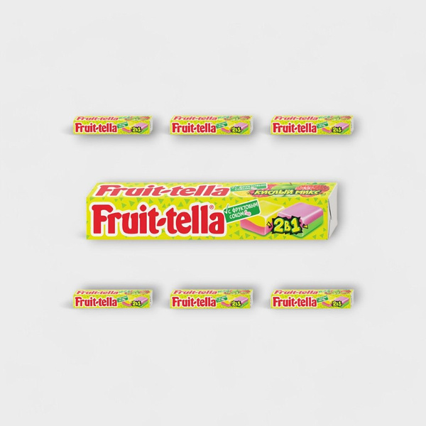 Жевательные конфеты Fruittella Кислый микс, 41г х 7шт - купить с доставкой по выгодным ценам в ...
