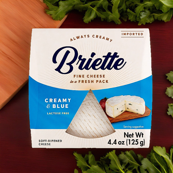 Сыр бри Бриетт (Briette Creamy blue), 125 гр купить на OZON по низкой ...