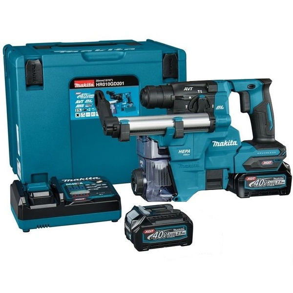 Характеристики Аккумуляторный перфоратор Makita, 40 В, с системой ...