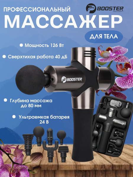 Перкуссионный массажер для тела Booster pro3, антицеллюлитный ...