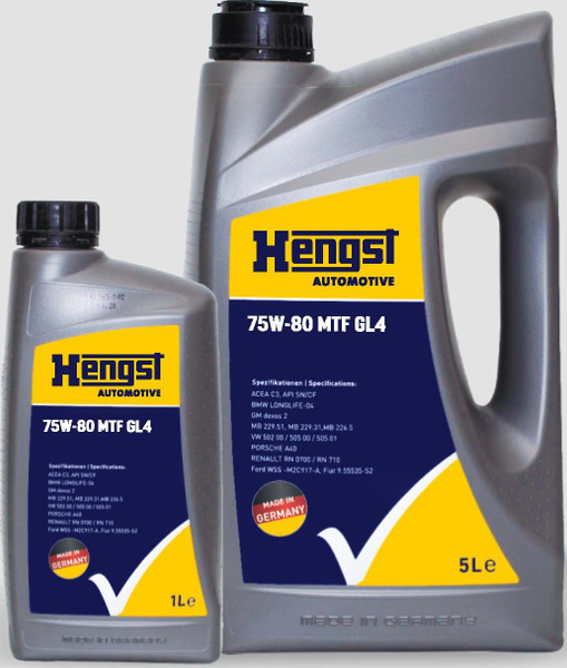 Масло трансмиссионное HENGST/75W-80 MTF GL4 /1 л - купить по выгодной ...