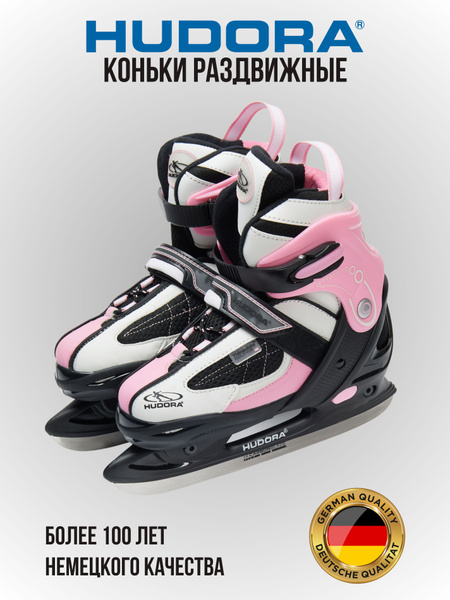 Коньки раздвижные ледовые Hudora размер 36, 37 - купить с доставкой по низким ценам в интернет ...