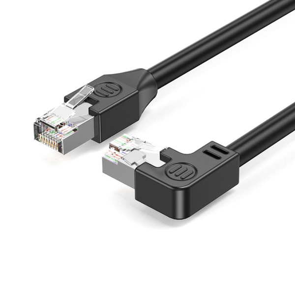 Кабель RJ45 Cat5e 1м, угловой купить на OZON по низкой цене (1883097492)