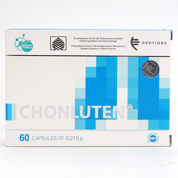 Хонлутен пептиды Хавинсона для бронхов и легких Цитогены Chonluten биорегулятор легких, 60 капс ...