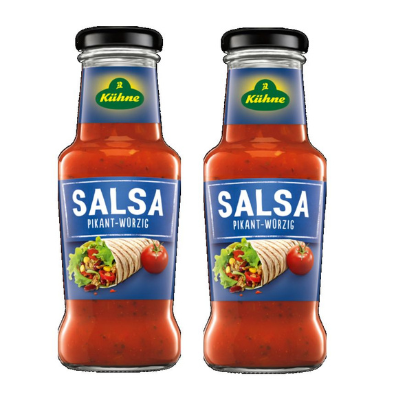 Соус томатный Kuhne Salsa с острым перцем Чили, 250 мл x 2 шт - купить ...