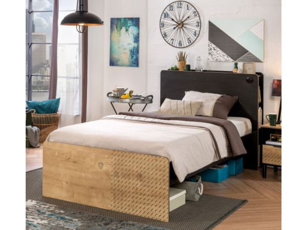 Кровать 120х200 Black купить на OZON по низкой цене (1628638851)