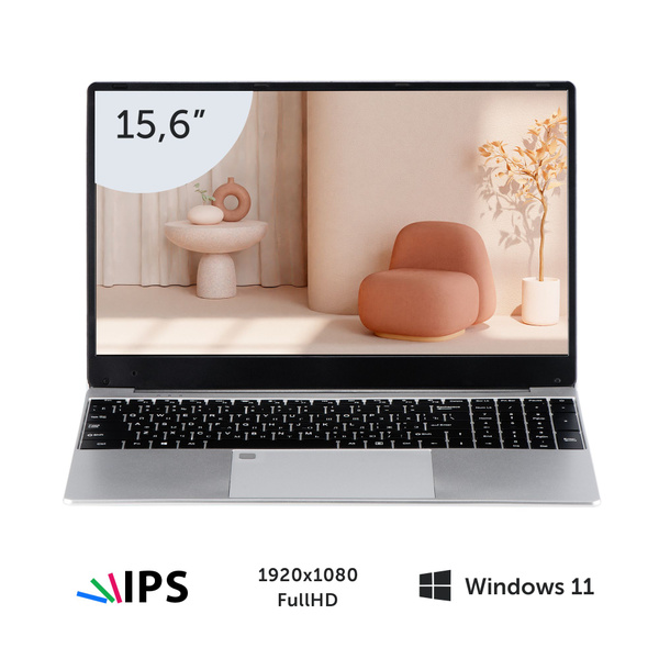 Ноутбук Azerty AZ-1506, серебристый купить по низкой цене: отзывы, фото ...