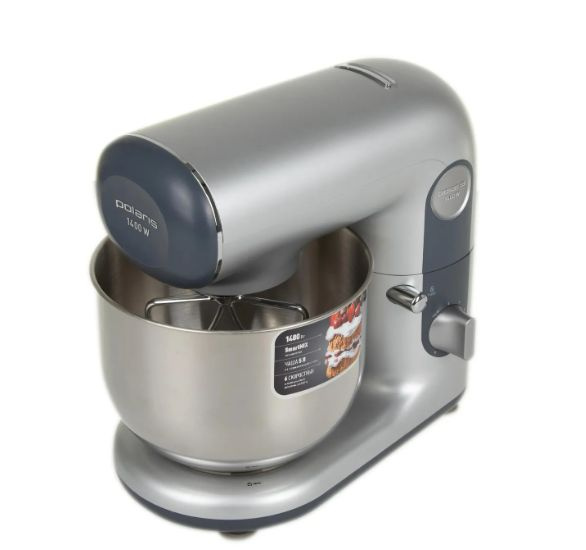 Стационарный Миксер Polaris планетарный Polaris PKM 1403, серебристый ...