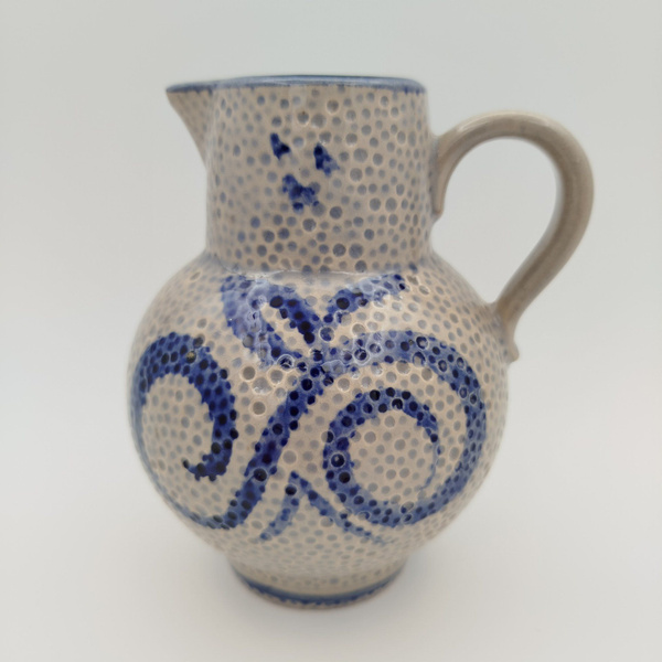 Кувшин винтажный небольшого размера, West Germany, керамика, поливы, Германия, 1950-1970 гг ...