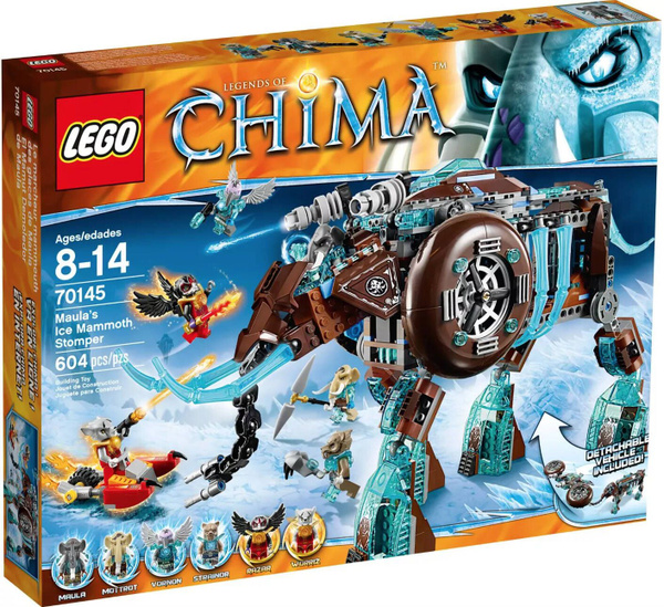 Конструктор LEGO Legends Of Chima 70145 Ледяной мамонт-штурмовик Маулы ...