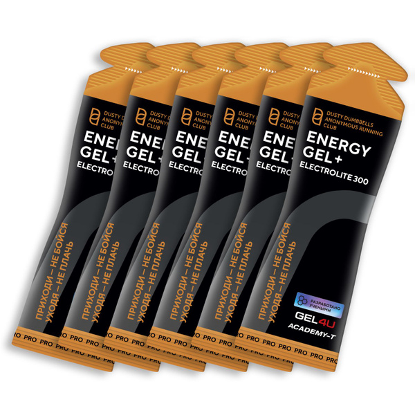 Энергетический гель с электролитами Energy gel Electrolyte GEL4U, вкус Солёная карамель, 60 мл ...
