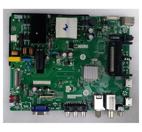 Материнская плата TP.MS3463S.PB782 3MS63AX2, для телевизора ARTEL 43/A9000 без разъема подсветки ...