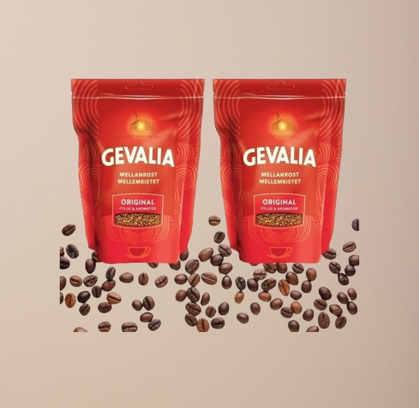 Кофе растворимый GEVALIA ORIGINAL 200 г. 2 шт - купить с доставкой по ...