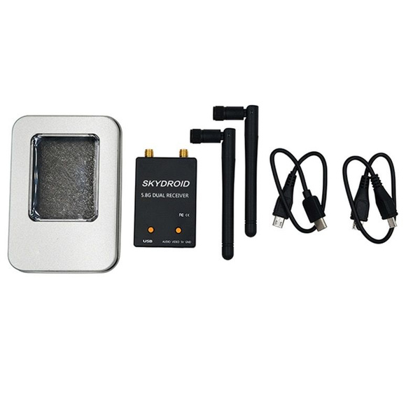SKYDROID FPV приемник 5.8G Dual OTG 150CH Video Downlink Receiver ...