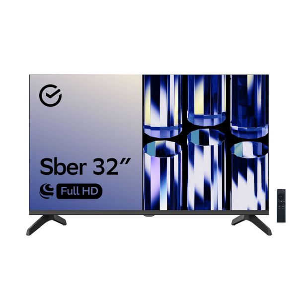 Купить телевизор Sber SDX FullHD 32" - купить с доставкой по выгодным ценам в интернет-магазине ...
