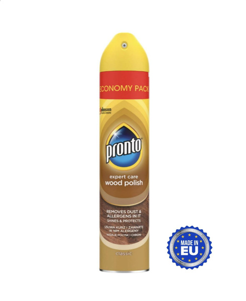 Полироль для мебели Pronto expert care wood polish classic 300 мл ...