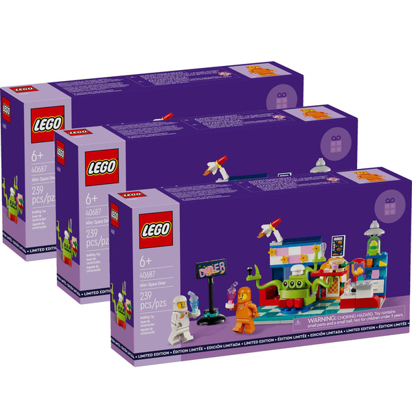 Конструктор Lego 40687 Закусочная "Инопланетный космос, 3 упаковки ...