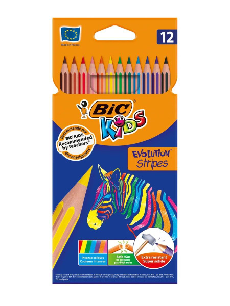 Bic Набор карандашей, вид карандаша: Цветной, 12 шт. - купить с ...