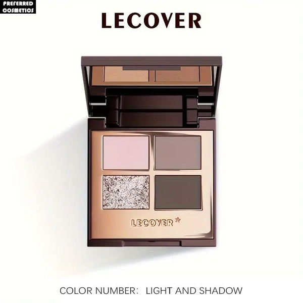 Четыре цвета блестящих и матовых теней для век от Lecover - идеальны ...