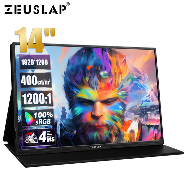 ZEUSLAP Z14-LITE 14" 60Гц портативный монитор FHD 1920*1200P 300Cd/m ...