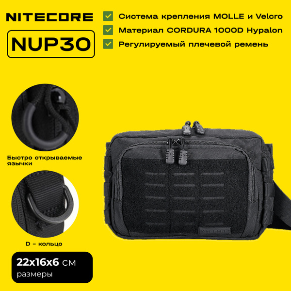 18739 Сумка на каждый день Nitecore NUP30 EDC тактическая купить на ...