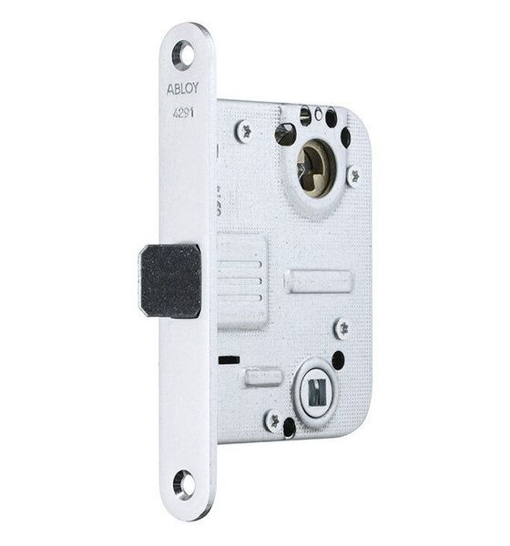 Врезной замок Abloy 4291 R правый с вертушкой сантехнической золото ...