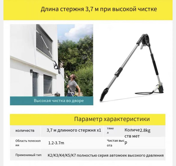 Телескопическая струйная трубка Karcher - купить с доставкой по ...