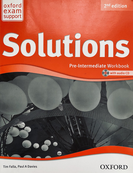 Solutions Second Edition Pre-Intermediate Workbook. - купить с ...